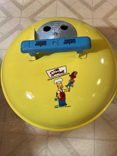 The Simpsons Weber "Homer’s Smokey Joe" BBQ Grill Rare | eBay