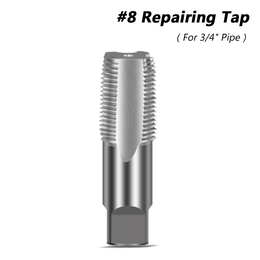 1/2" 3/4" inch Broken Pipe Thread Repair Taps Broken Screw Extractor ...
