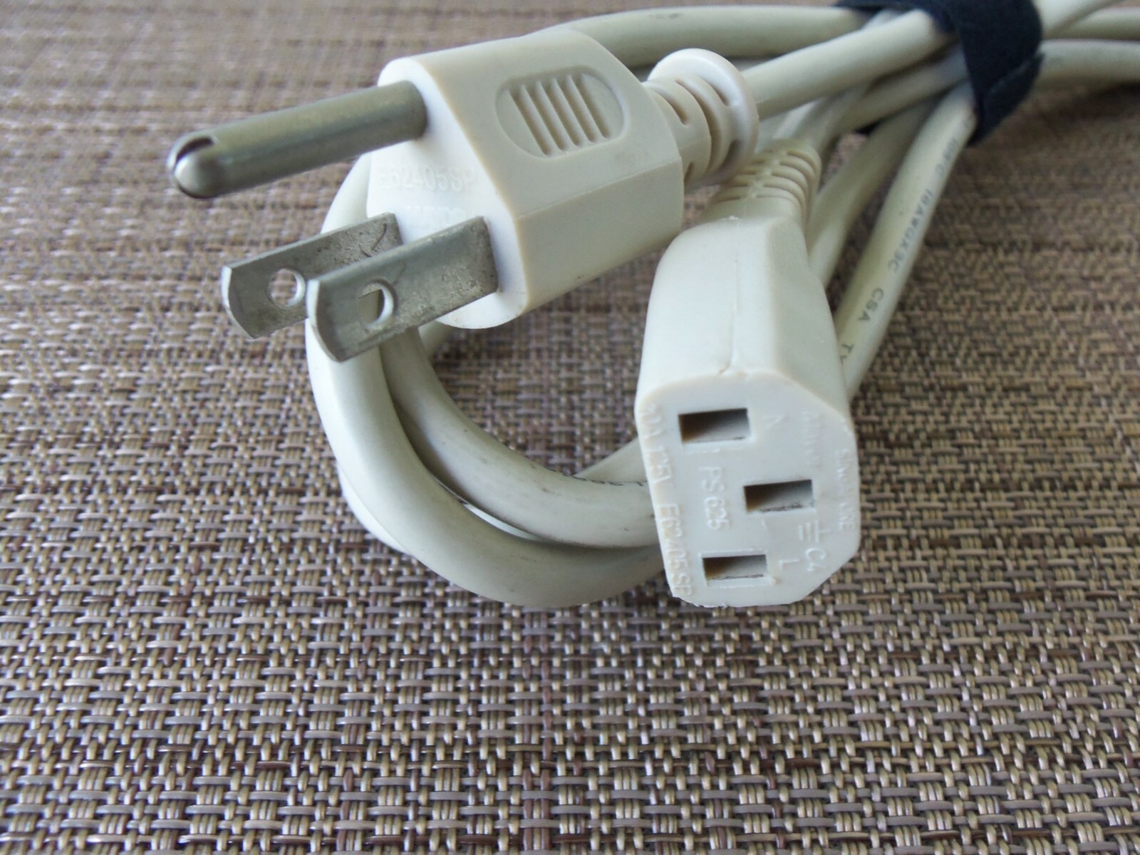 7FT PC POWER CORD E56356 VW-1 18AWGX3C SVT LL38816 E62405SP PS625 MP204 ...