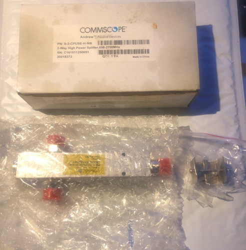 COMMSCOPE - S-2-CPUSE-H-Di6 - 2 WAY HIGH POWER SPLITTER, 555-2700 MHz ...