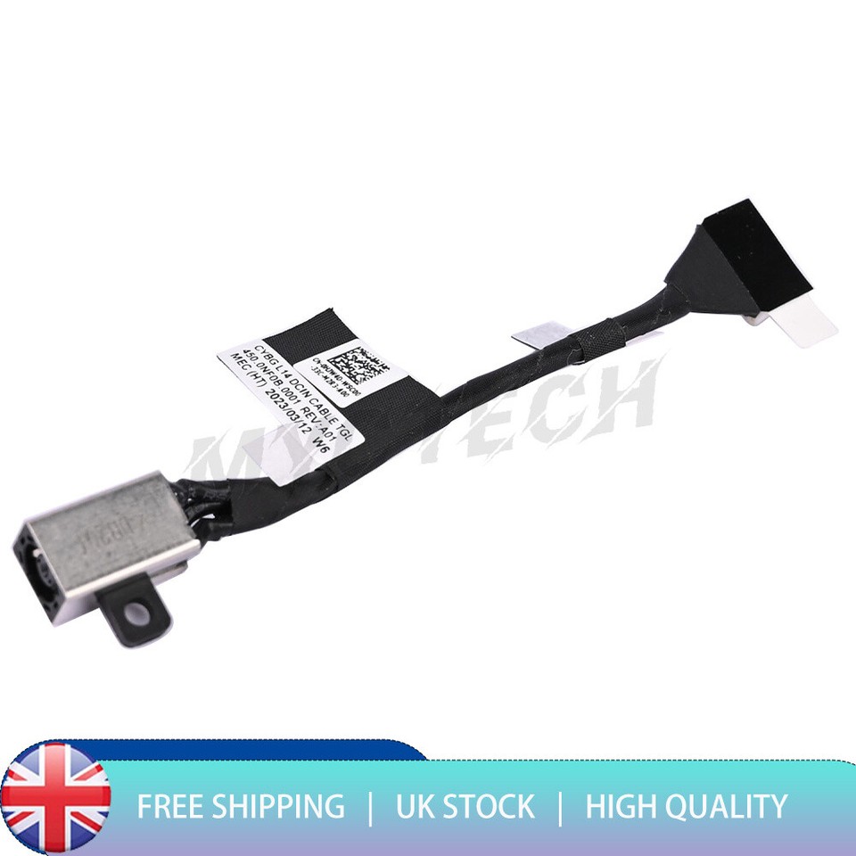 Fits Dell Latitude 3520 0HJW4D DC Jack Charging Power Port Socket Cable ...