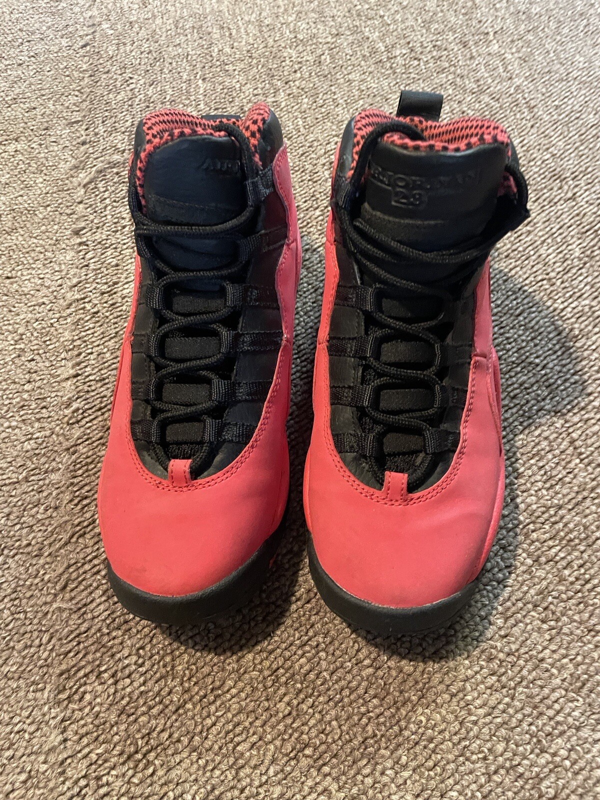 Retro 10 Fusion Red On Feet