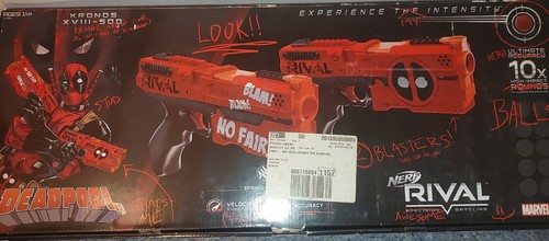 Double Nerf Rival Deadpool Box Set | eBay