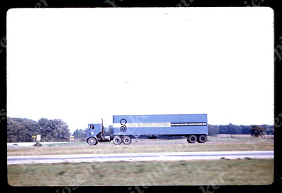 sl82 Original slide 1969 Spiller Spring Company big rig truck 544a | eBay