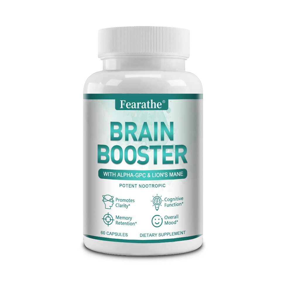 Brain Booster Nootropics Supplements Focus Limitless Pills Memory ...