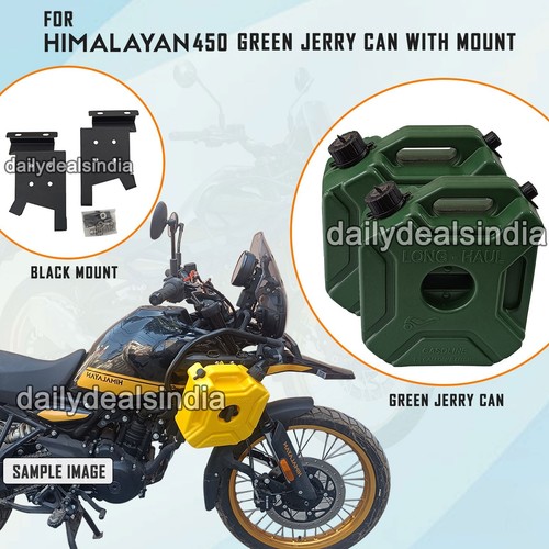 Fit For Royal Enfield New Himalayan 450 "Green Color Jerry Can Pair ...