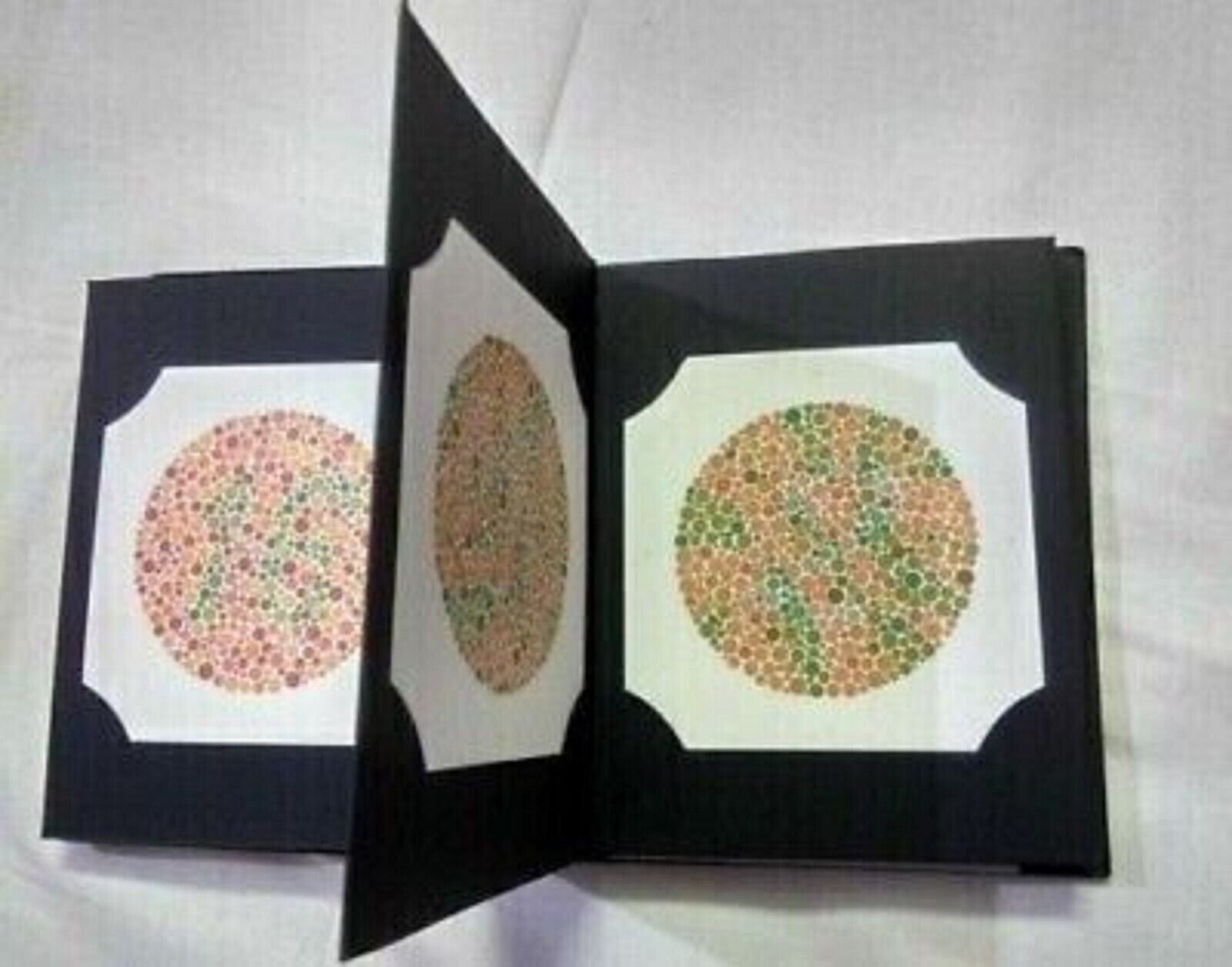 38 Plate Ishihara Test Book For Color Blindness Ophthalmology | eBay