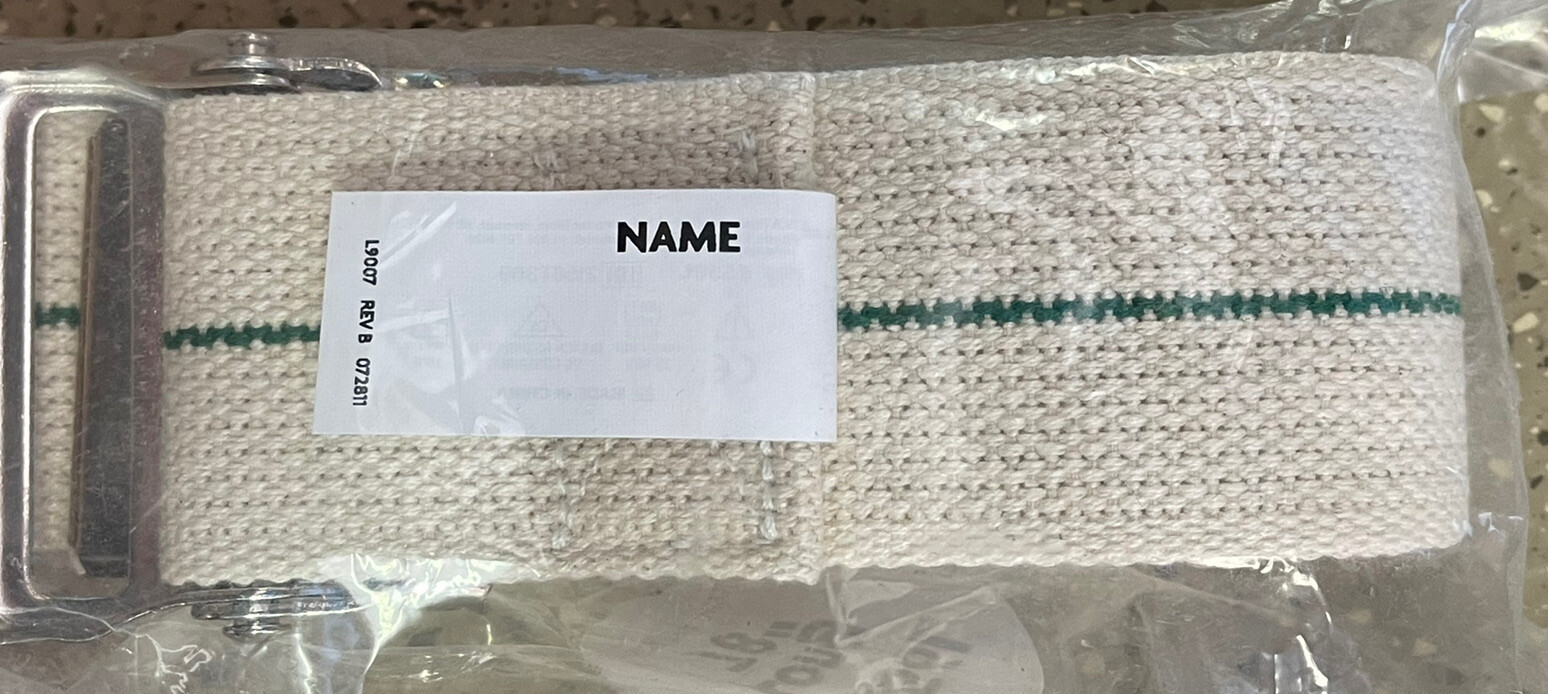 (50) Posey 6556L Medical Hospital Nursing Lift Transfer Gait Belt Strap ...