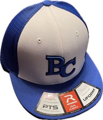 BC Barton Bulldogs Blue Richardson PTS20M Stretch-Fit Baseball Hat Cap ...