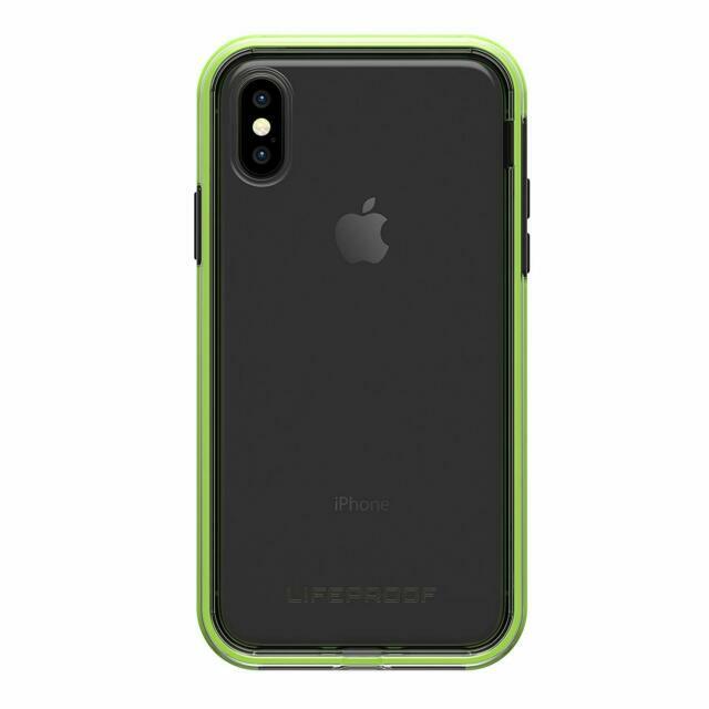 LifeProof Slam Series Case for iPhone X - Clear/Lime/Black for sale ...