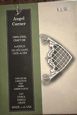 New Poppy Stamps Angel Corner Die Item # 955 Made in USA with 100% ...