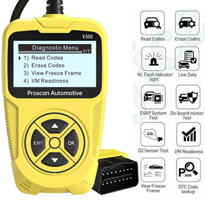 For Nissan OBD2 Scanner Code Reader Reset Engine Fault Diagnostic Tool ...