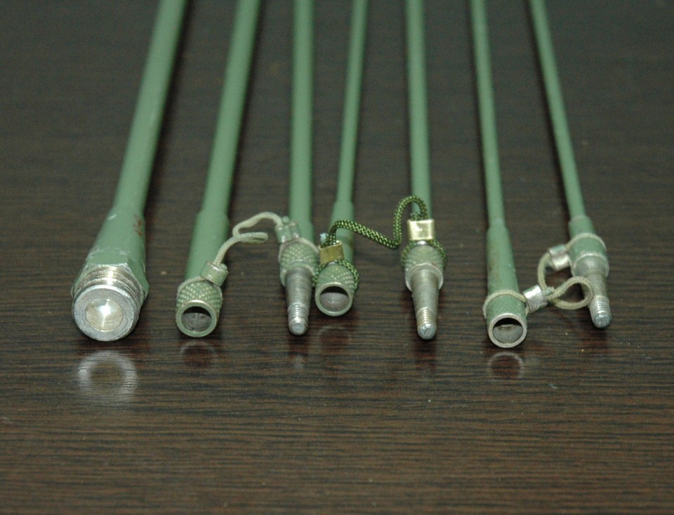 Rockwell Collins PRC-515, RU-20 Military Whip HF Antenna 7 element 9 ...