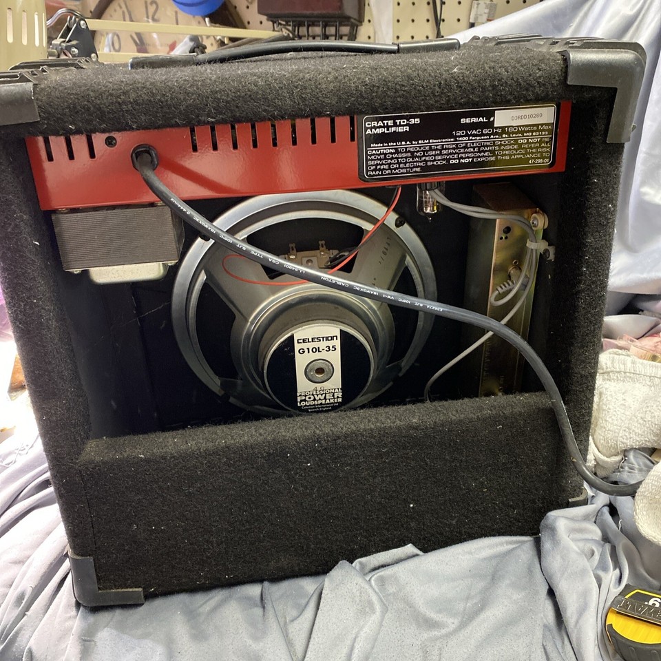 CRATE GUITAR INSTRUMENT AMPLIFIER WITH CELESTION SPEAKER Excellent!! | eBay