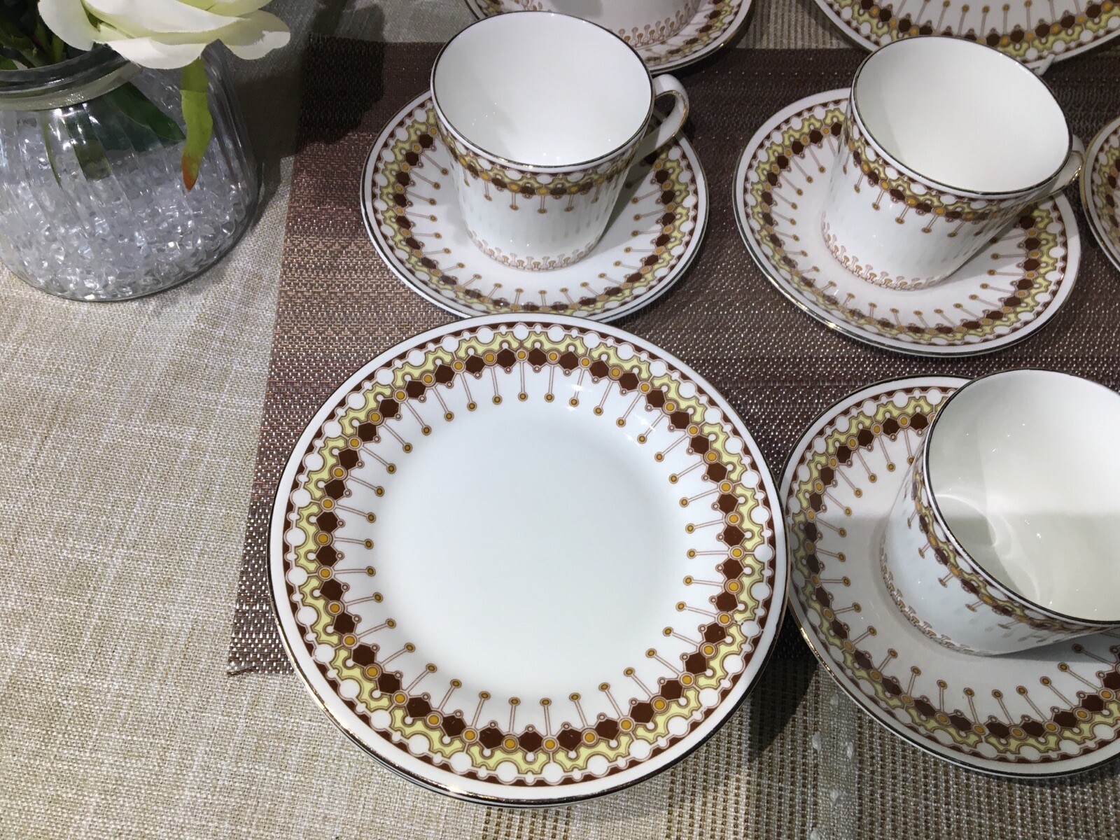 Lace Elizabethan Tea set 19 Pieces | eBay UK