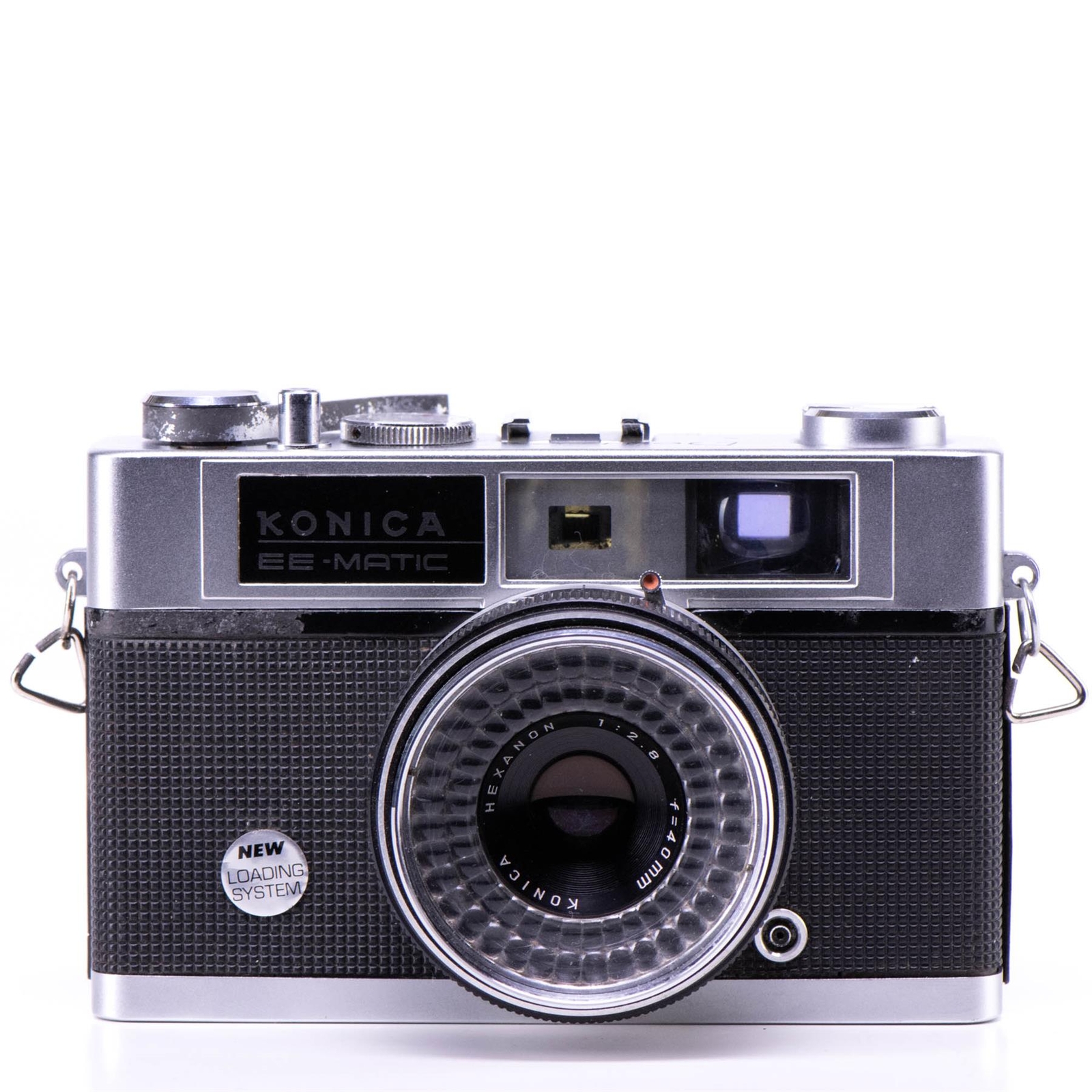 Konica EE-Matic Deluxe Camera |40mm f2.8 lens | White | Japan | 1963 ...