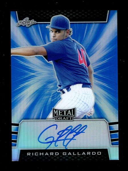 2019 Leaf Metal Draft - Blue #BA-RG3 Richard Gallardo /30 (AU, RC) for ...