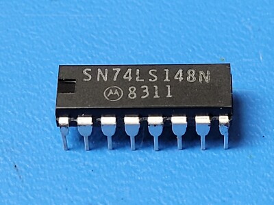 (4 PCS) SN74LS148N MOT Encoder 8-to-3 Priority Bipolar 16-Pin PDIP | eBay