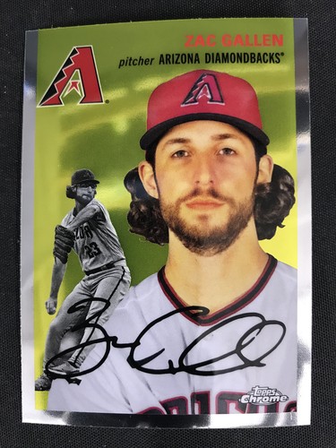 2023 Topps Chrome Platinum Anniversary #196 Zac Gallen Arizona ...