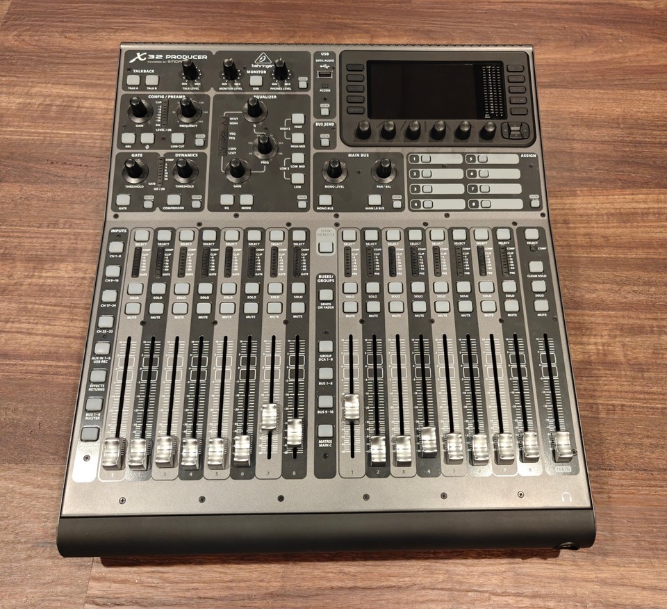 Behringer X32 Producer 40-Channel Digital Mixer Pro Sound Audio Effects ...