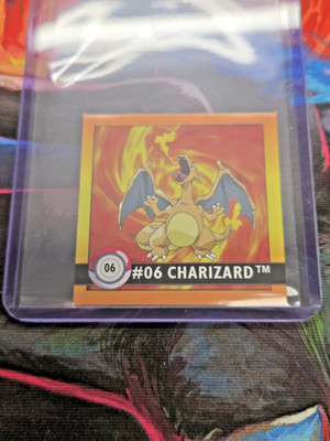 Pokémon Series 1 Artbox Sticker - 1999 - #06 Charizard | eBay UK