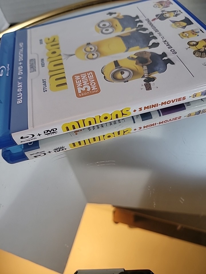 Minions (Blu-ray + DVD + Digital)🎥Movie Tested and Working- Nice📀! | eBay