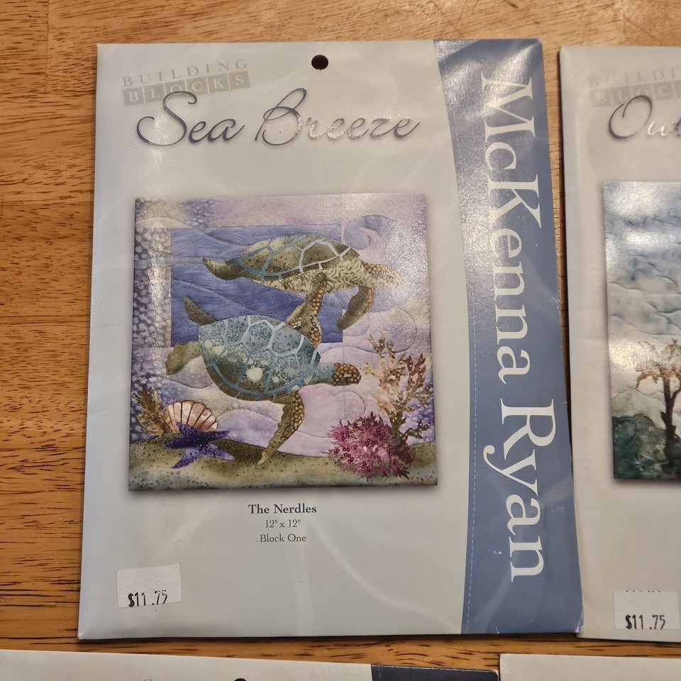 McKenna Ryan Out & About Quilt Block Patterns #1, 2, 3, 5, 6, 7, 8 ...