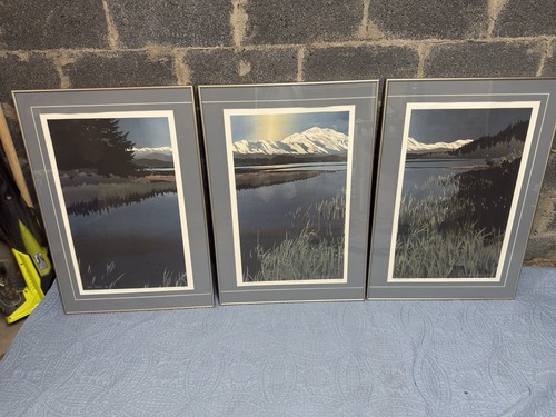 Summer Mountain Triptych by Byron Birdsall - Signed, Numbered, and Pro ...