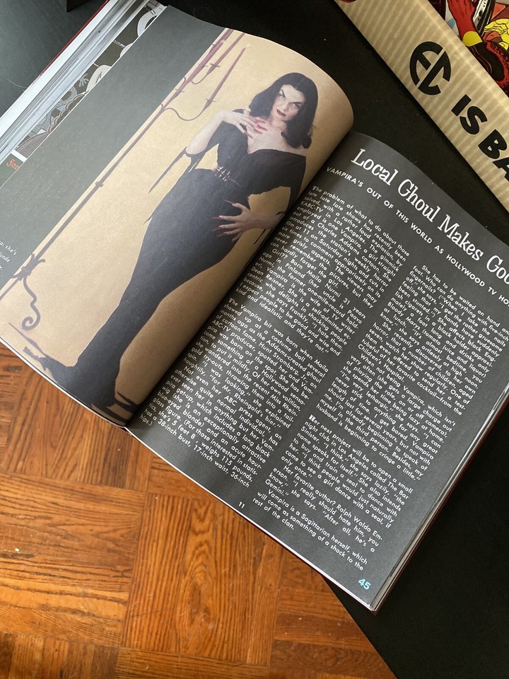 Playghoul Vampira Maila Nurmi Horror Host Horror Comic Spook Show Rare ...