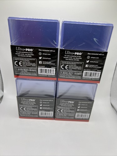 Ultra Pro 3X4 Super Thick Toploaders 180pt Point 4 Packs of 10 for ...