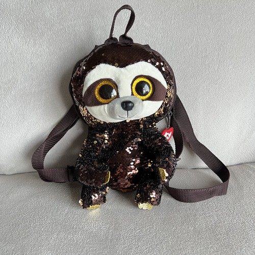 Ty Dangler Reversible Sequin Sloth Backpack Bag | eBay