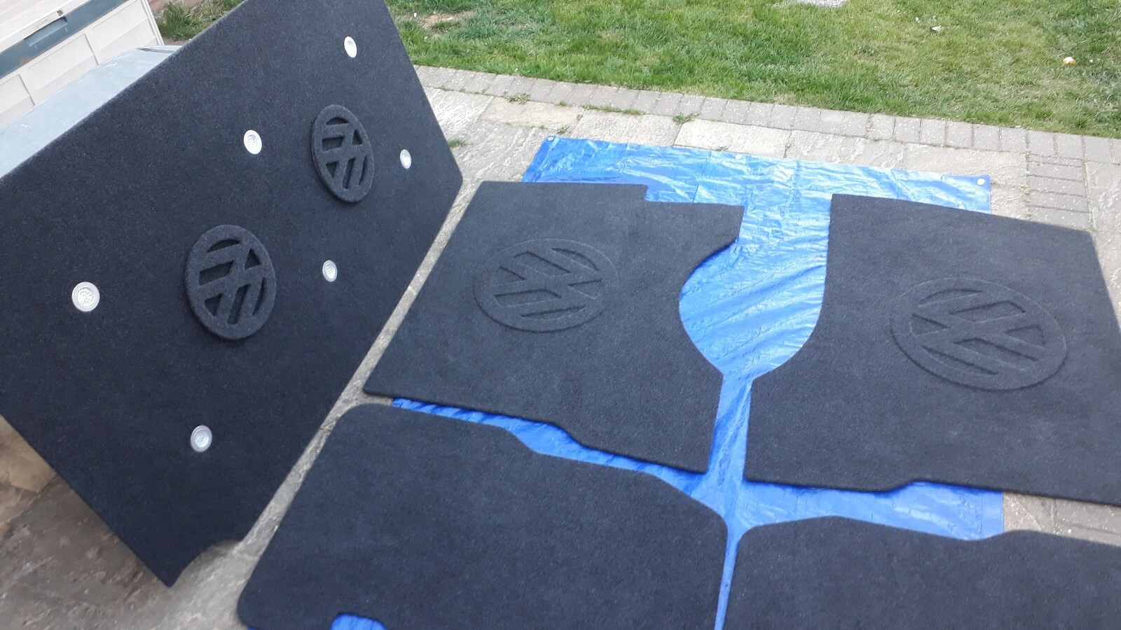 VW CADDY MAXI Ply Lining Kit Carpeted Panels | eBay UK