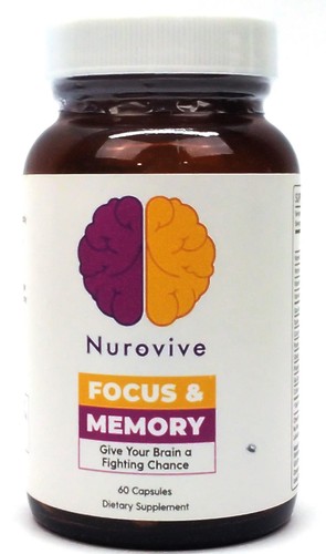 Focus & Memory Brain Health Supplement Clinically-Tested Formula -60 ...