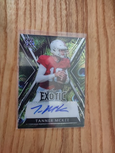 2023 Leaf Exotic - Peacock Mojo #BA-TM1 Tanner McKee /7 (AU, RC) for ...