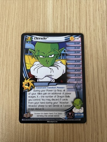 DBZ Dragonball Ball Z Dende 130 LV3 Personality CCG Score Unlimited Buu ...