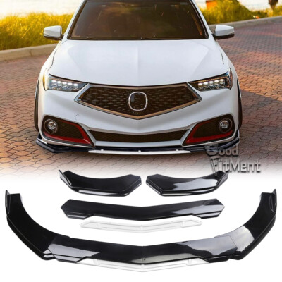 For ACURA TLX 2023-2025 Type S Front Bumper Lip Spoiler Splitter Glossy ...