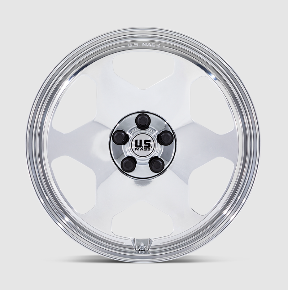 4 New 20" US Mags OBS Polished 20x10 5x5 5x127 Wheels Rims +6mm | eBay