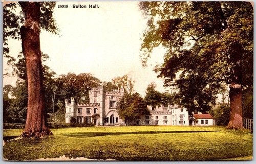 Bolton Hall Country House in England Landscaped Grounds Postcard | eBay