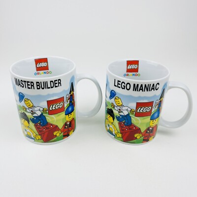 LEGO Orlando Mugs Coffee Mugs Cups Master Builder and LEGO Maniac 2006 ...