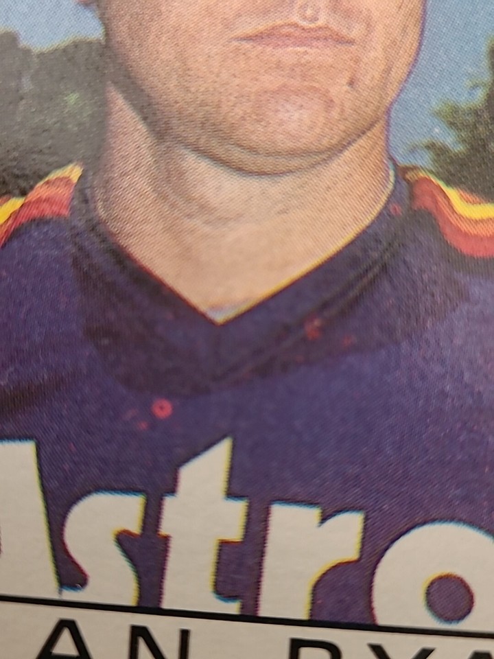 1986 Topps - #100 Nolan Ryan With Errors | eBay