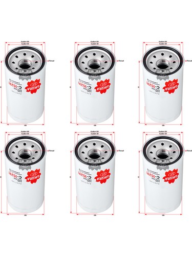 6 x Sakura Oil Filter C-15271 fits Isuzu D-Max 3.0 TFR,TFS DiTD 4x4 ...