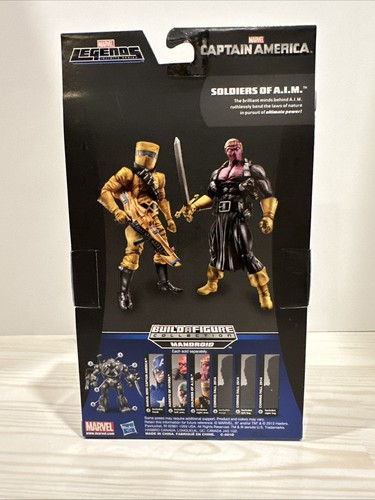 Marvel Legends SOLDIERS OF A.I.M BAF Mandroid Figure Hasbro Captain ...