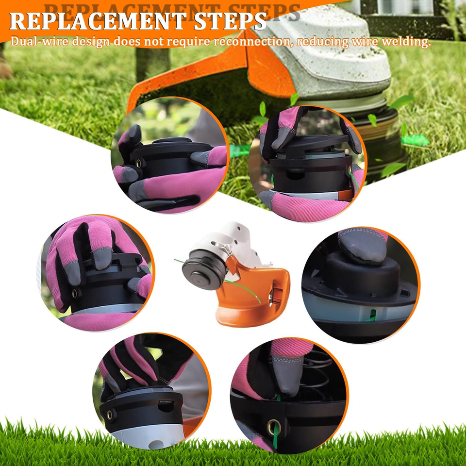 3 Pezzi C2-2 Bobine Di Filo per Stihl FSA 56, per Stihl Autocut 2-2 FSA ...