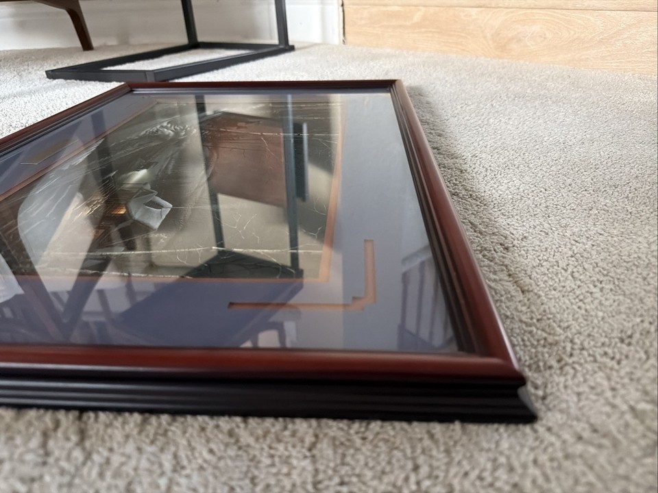Evening With Friends Terry Redlin 24 x 17 Custom Frame Etched Signature ...