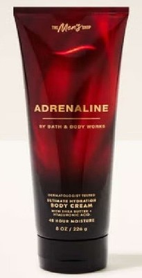 Bath & Body Works Men's Adrenaline Ultimate Hydration Body Cream 8 oz ...