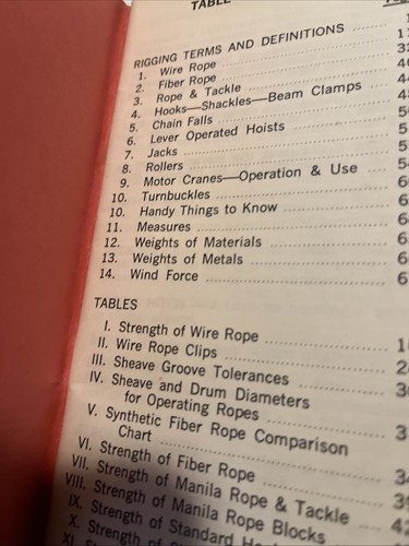 Vintage, Rigging Hand Book, Tackle it Safely, E. I. Du Pont de Nemours ...