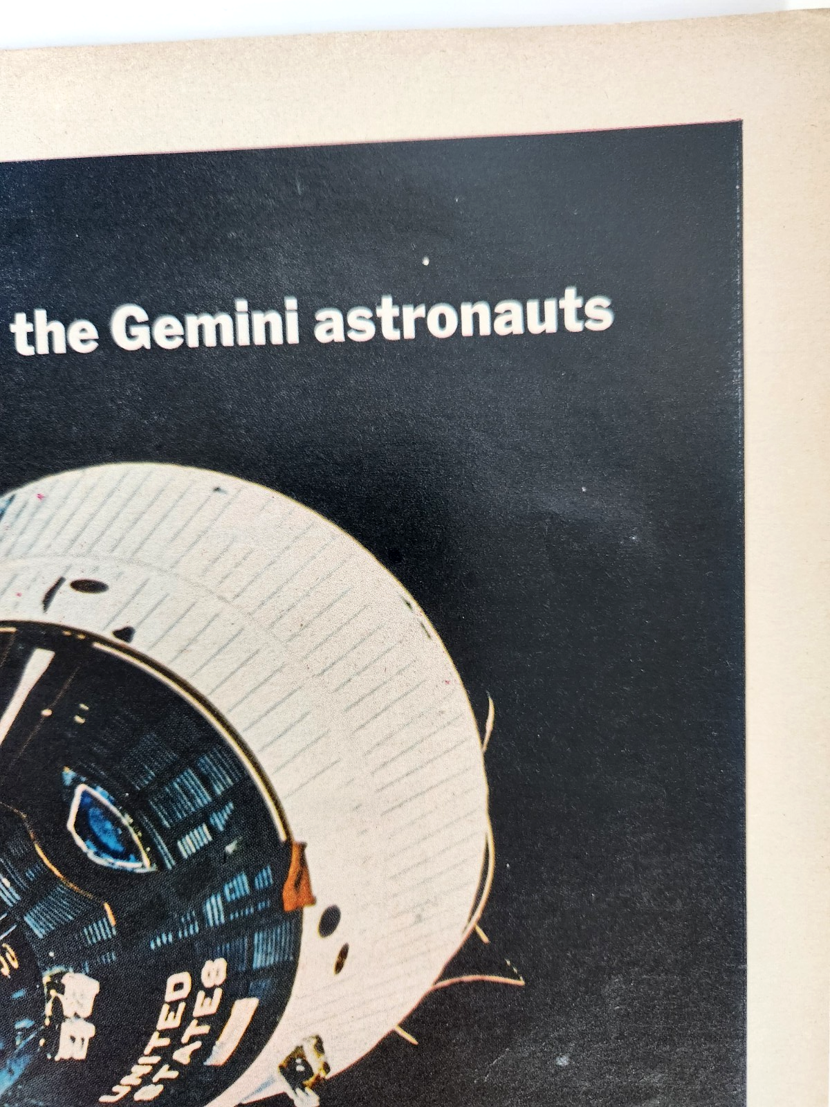 Tang Gemini Astronauts Space Beverage Earth Orbit Vintage 1966 Ad ...