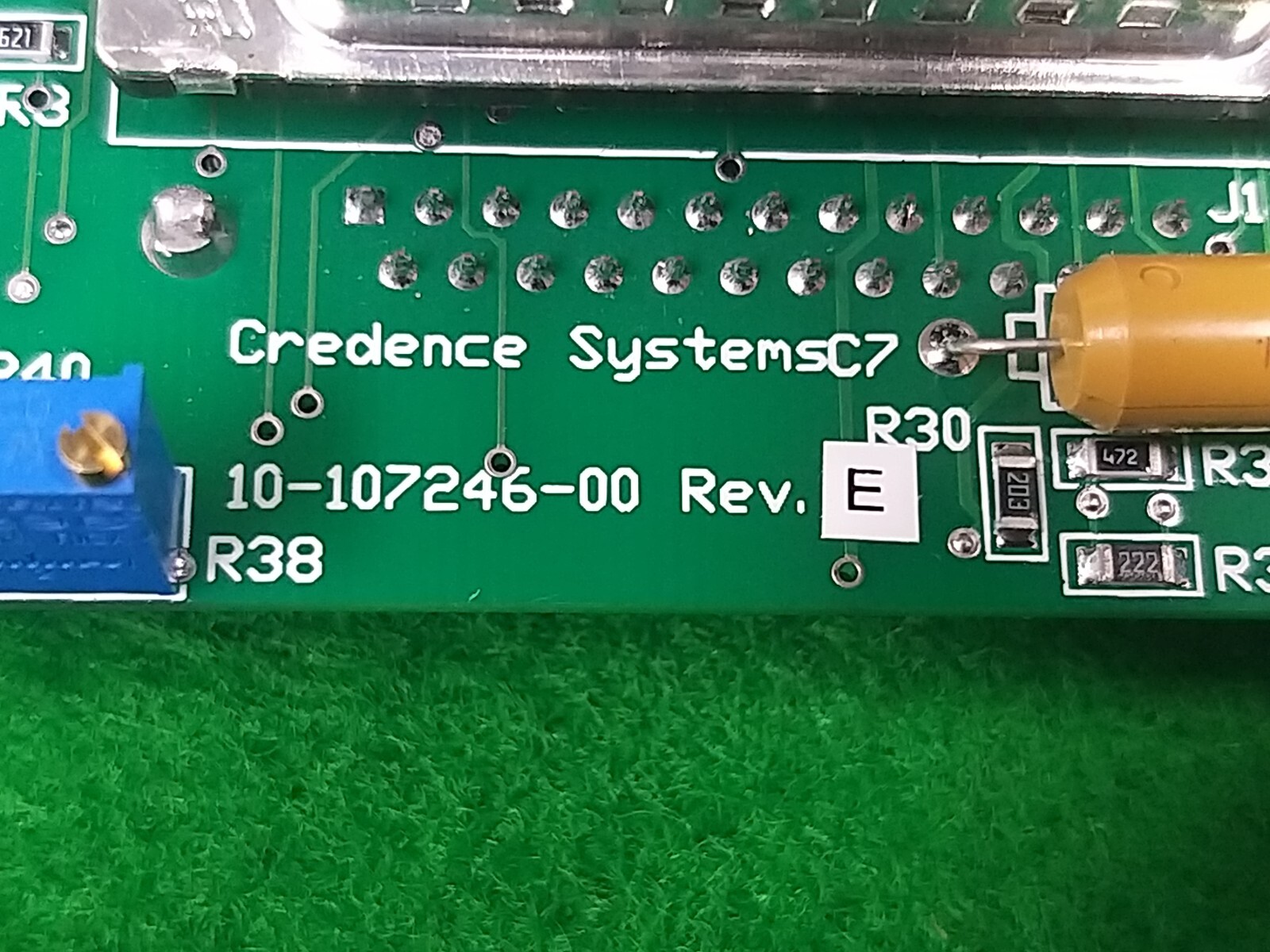 CREDENCE SYSTEMS 10-107246-00 ES INSTALL SHUNT BOARD PCB OPTONICS, USED ...