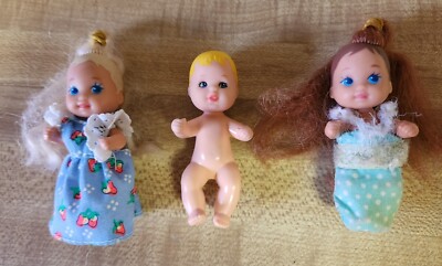 Vintage lot of 3 Mattel Barbie Krissy Chrissy Crissy Loving Family Baby ...
