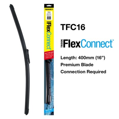 Tridon 16-Inch Flexconnect Wiper Blade (Connector Required) 1PC 400mm ...